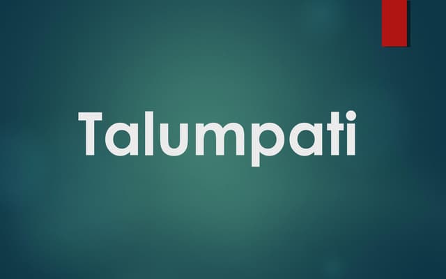Talumpati | PPTX