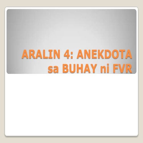 Filipino aralin 4 | PPT