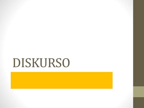 Diskurso | PPTX