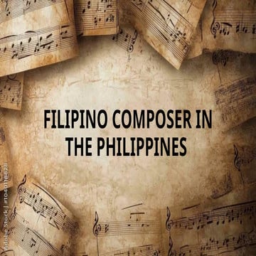 Jose Maceda's life and works. his contributions | PPTX