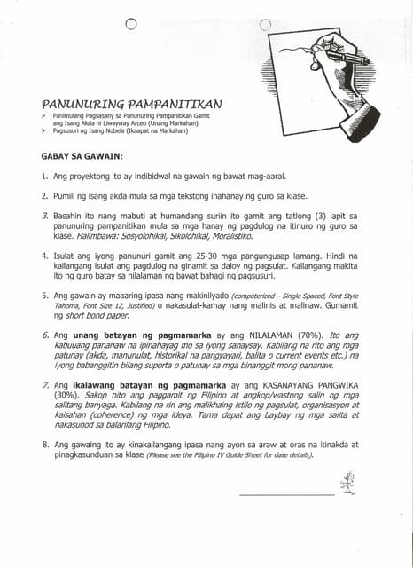 Suring Pelikula - ANAK | DOCX