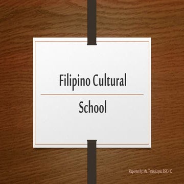 _Filipino-Cultural-School | PPT