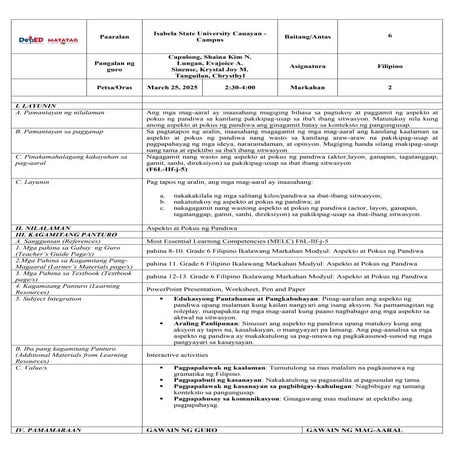 2nd COT FILIPINO 8_paglalayag sa puso ng isang bata.pptx