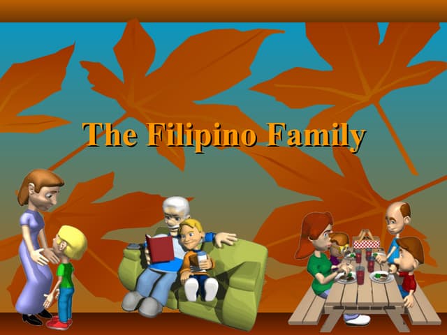 The Filipino Family | PPTX