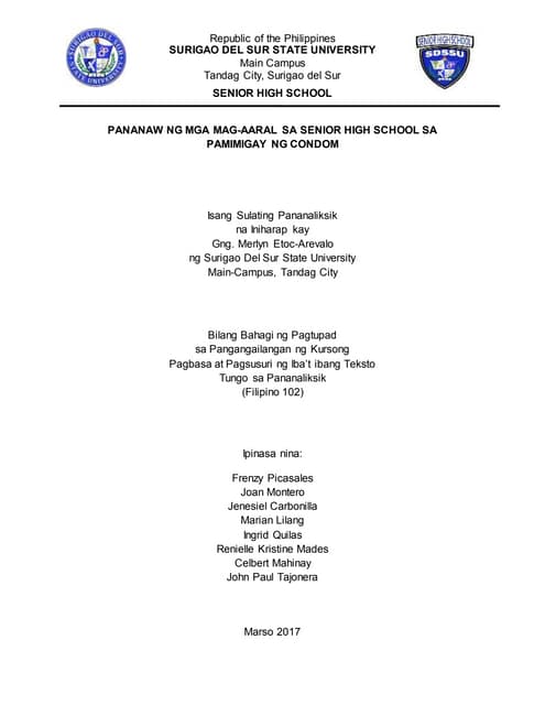 Research paper in filipino | PDF