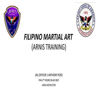 FILIPINO MARTIAL ARTS Power point Presentation | PPT