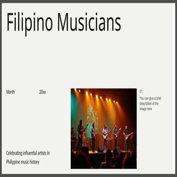 the famous filipino musicians of all time | PPTX