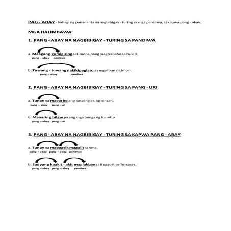 pang abay | DOCX