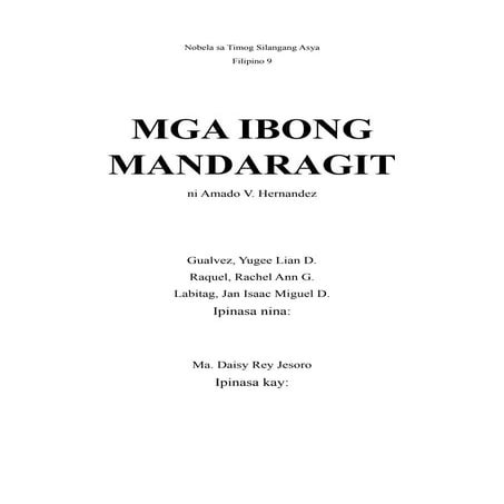 Filipino Project dsjhdhjbwhjgdeewhekhwkjdhkj | DOCX