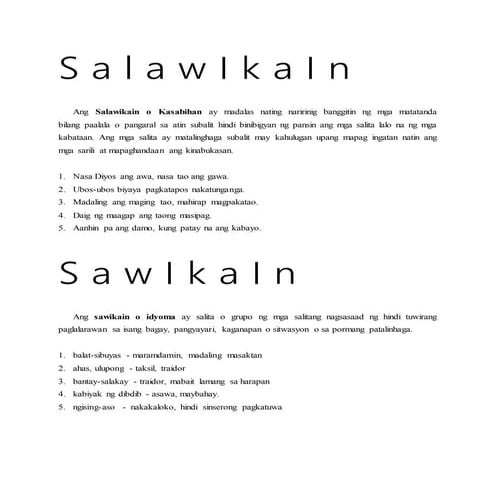 Filipino project | DOCX