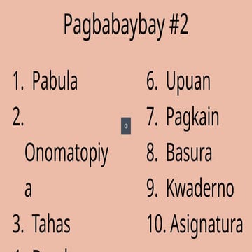 Filipino Q1W2 PPT Pag unawa at Pagsusuri sa Pabula | PPTX