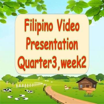 Filipino PowerPoint presentation for kindergarten | PPTX