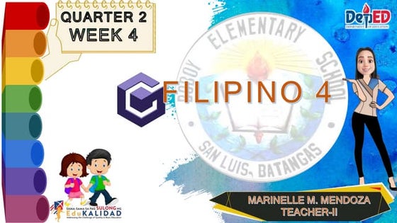 FILIPINO 6 PPT Q3 W1 - Nagagamit Ang Nakalarawang Balangkas Upang Maipakita Ang Nakalap Na ...