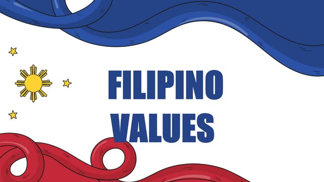 Filipino core values | PPT