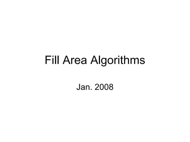 Polygon Filling Algorithm 9523