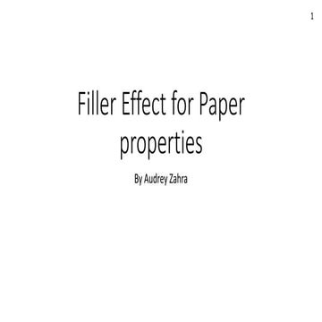 Fiber and Pulp Characteristics for Papermaking | PDF