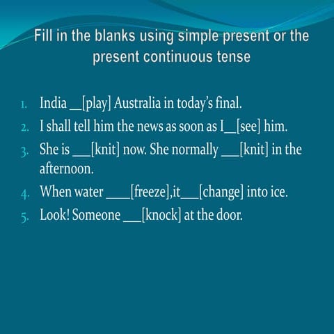 Fill in blanks | PPTX