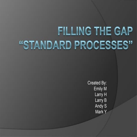 Filling the gap | PPTX