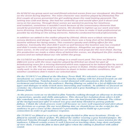 English and film studies personal statment | DOCX