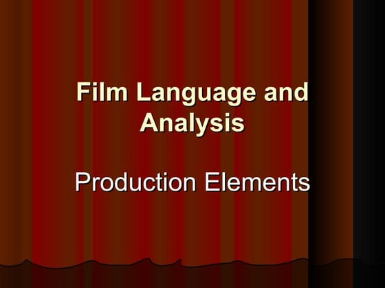 Film language micro elements toolkit and revision mats for analysing ...