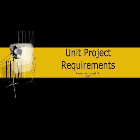 Film Review Requirements | PPT