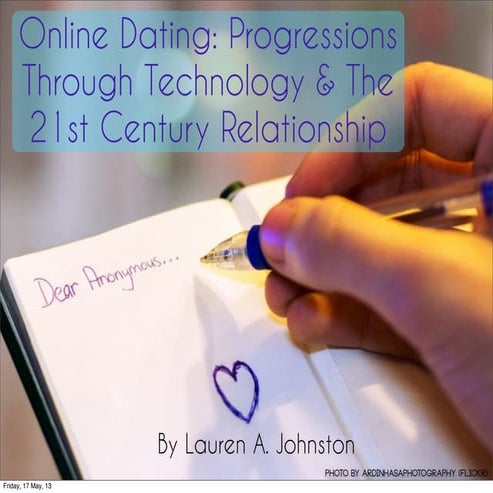 Online Dating: Progressions Through Technology and the 21st Century ...
