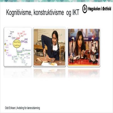Kognitivisme, konstruktivisme og IKT | PPTX