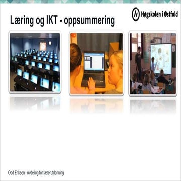 Oppsummering Modul 1: IKT og læring | PPTX