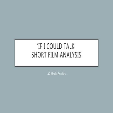 Film analysis | PPT