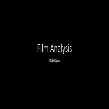 Film analysis | PPTX