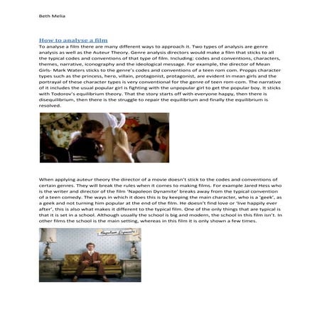 Film analysis essay | DOCX