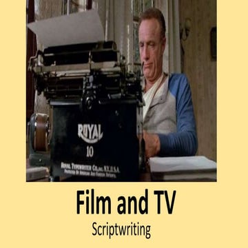 Radio broadcasting and scriptwriting | PPTX