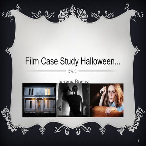 HALLOWEEN FILM CASE STUDY ANALYSIS | PPT