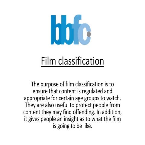 Film classification | PPTX