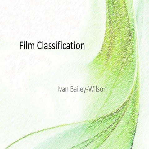 Film classification | PPT