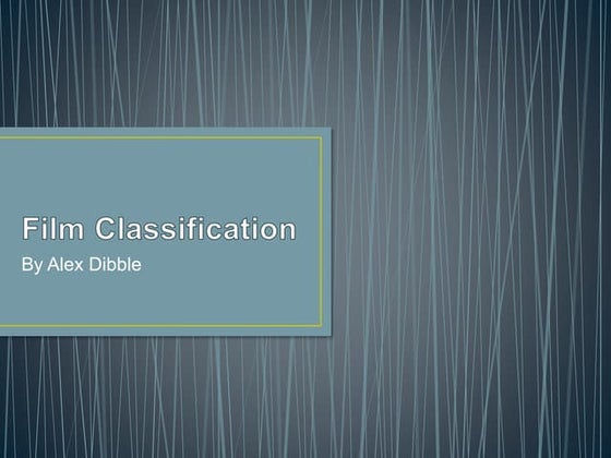 Bbfc classifications research | PPT