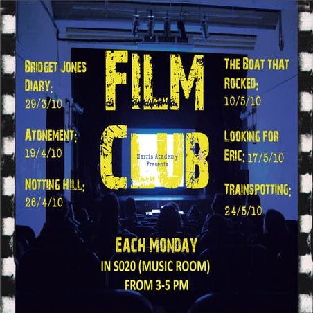 Film Club Poster | PPT