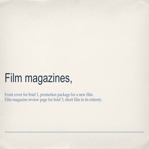 Film cover and review2 | PPT