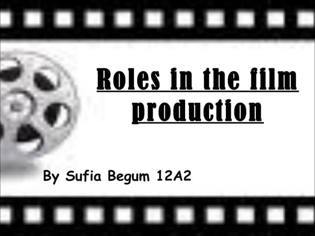 Organisational charts Of Film Production Organisational Chart One | PPTX