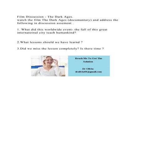 Film Discussion - The Dark Ages.watch the film The Dark Ages (docu.docx