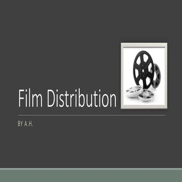 Film Distribution | PPTX