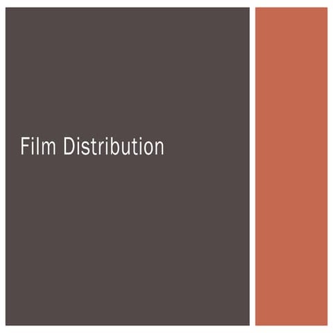 Film distribution | PPT
