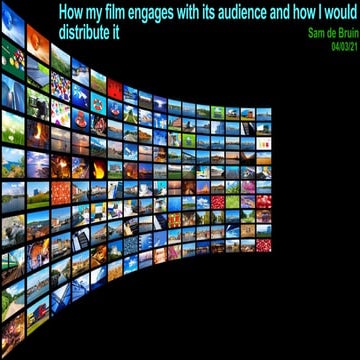 Film distribution final copy | PPTX | Video Production | Content Production