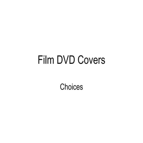 Film dvd covers | PPT