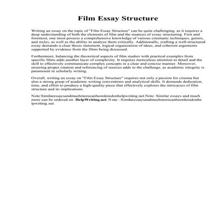 How To Write A Movie Review Essay.pdf