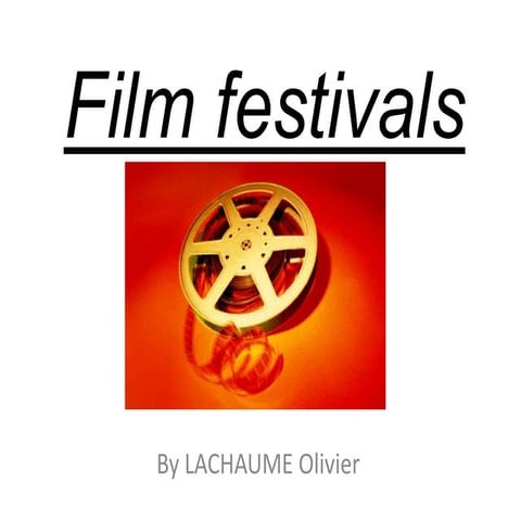 Film festivals | PPTX