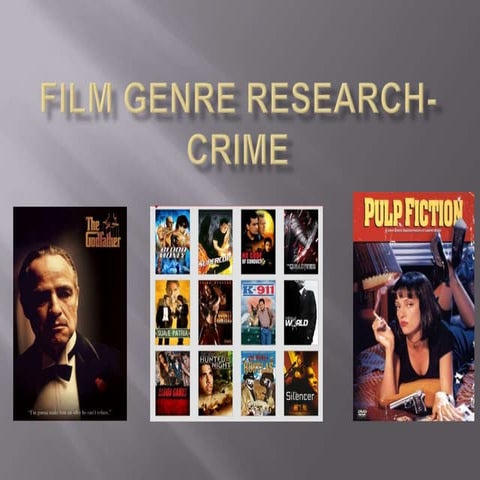 Film genre research crime | PPT