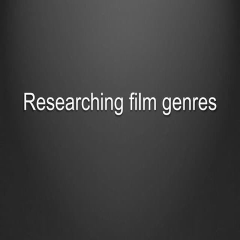 Horror Films | PPTX