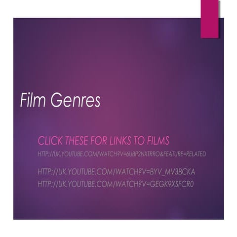 Film genres | PPT