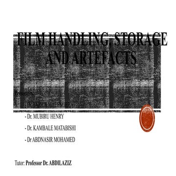 Film handling , Storage and Artifacts 2024.pptx